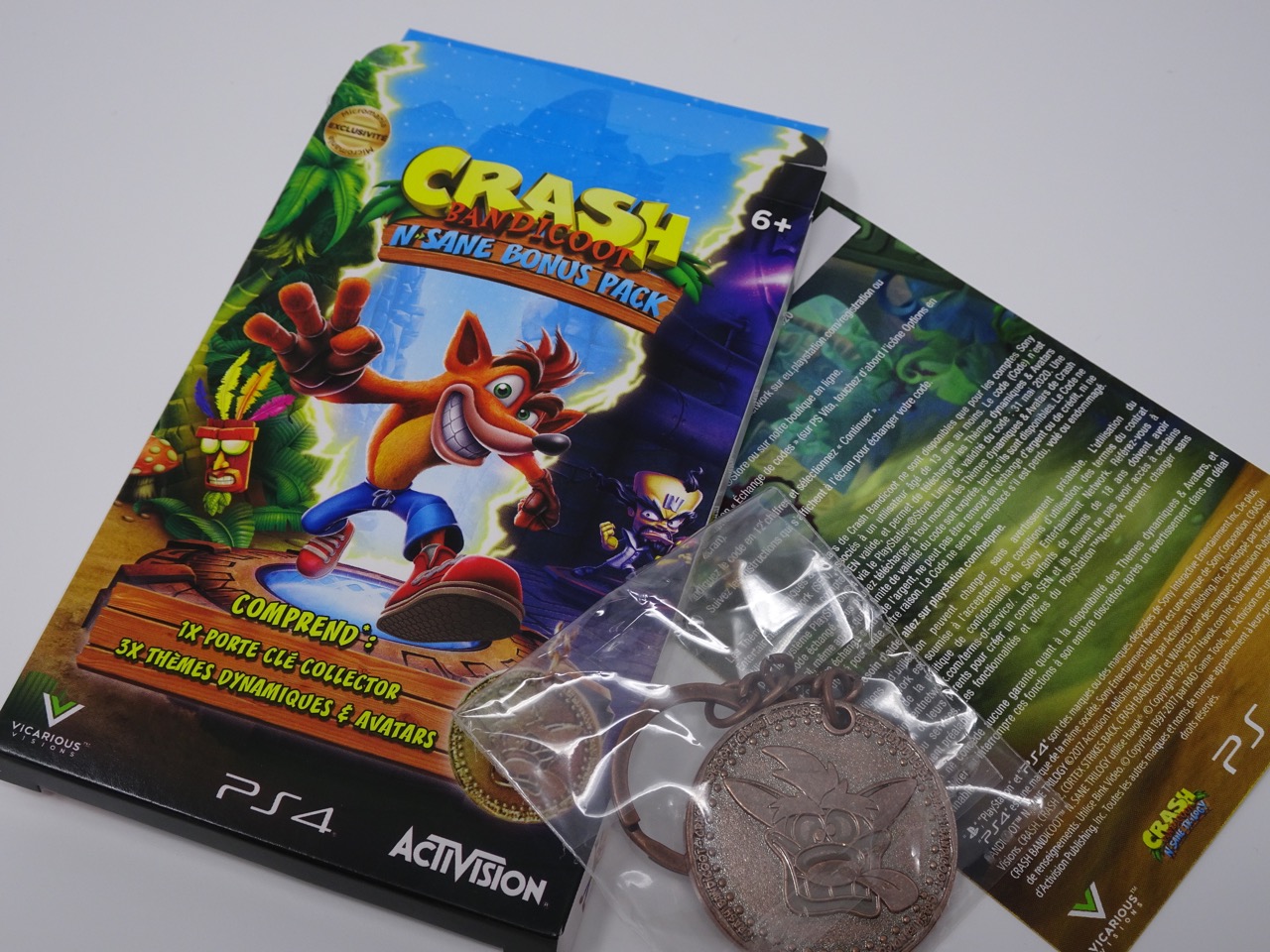 [Unboxing] Bonus Pack Crash Bandicoot N.Sane Trilogy PS4