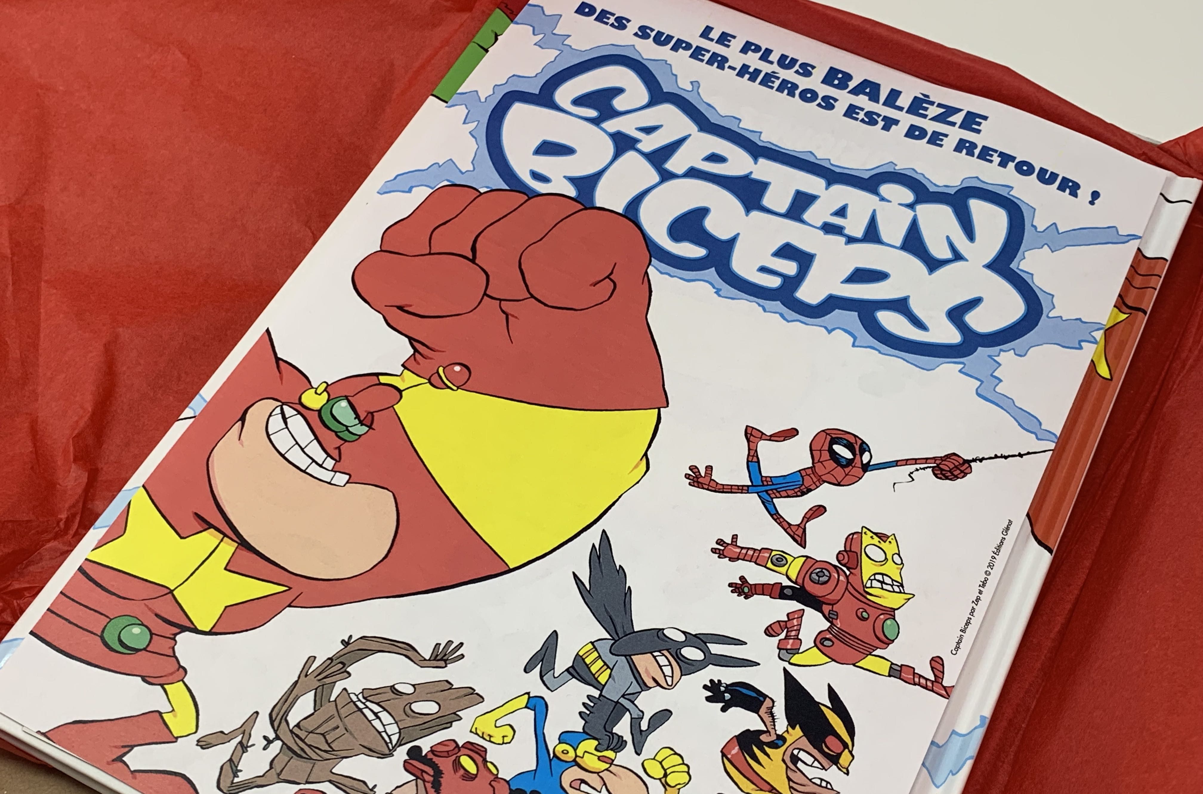 [BD] Captain Biceps Tome 7 – Un super héros qui frappe fort